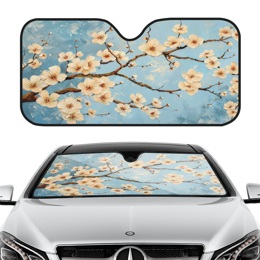 Front Windshield Sun Shade for Car & SUV, 51x28in UV Blocker, Foldable ...