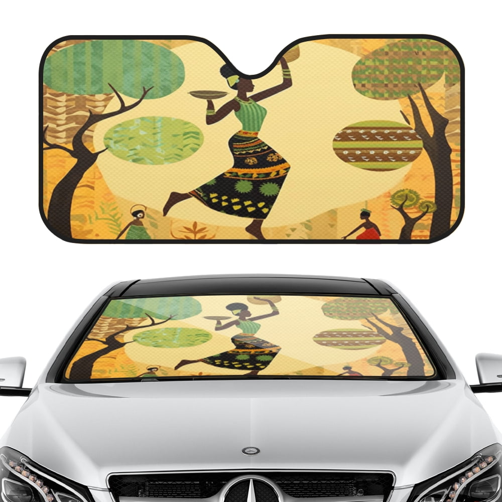 Front Windshield Sun Shade for Car & SUV, 55x30 Inch, UV Blocker ...