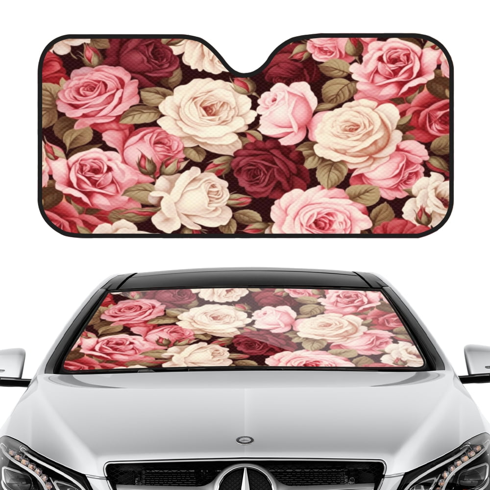 Front Windshield Sun Shade for Car & SUV, 55x30 Inch, UV Blocker ...