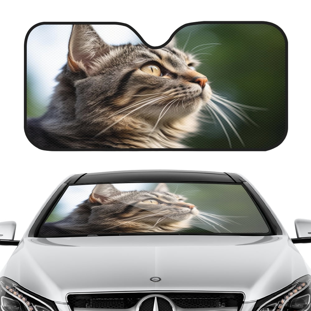 Front Windshield Sun Shade for Car & SUV, 55x30 Inch, UV Blocker ...