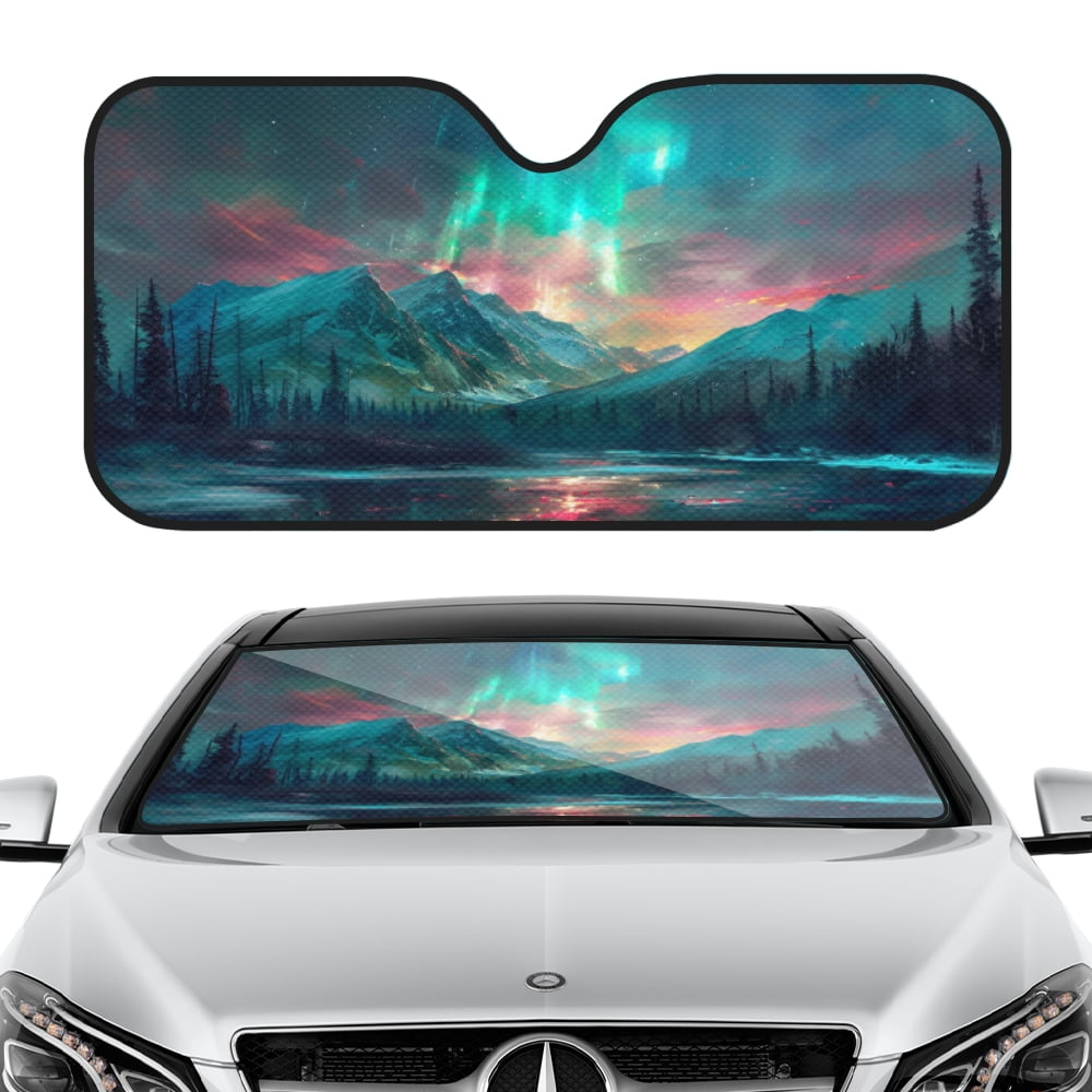Front Windshield Sun Shade for Car & SUV, 55x30 Inch, UV Blocker ...
