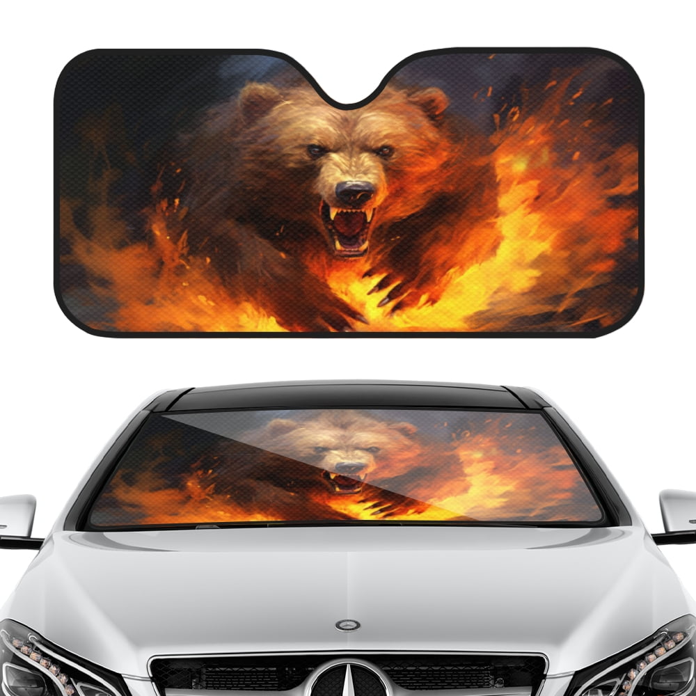 Front Windshield Sun Shade for Car & SUV, 55x30 Inch, UV Blocker ...