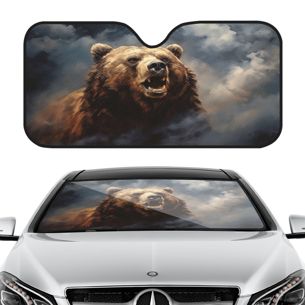 Front Windshield Sun Shade for Car & SUV, 55x30 Inch, UV Blocker ...