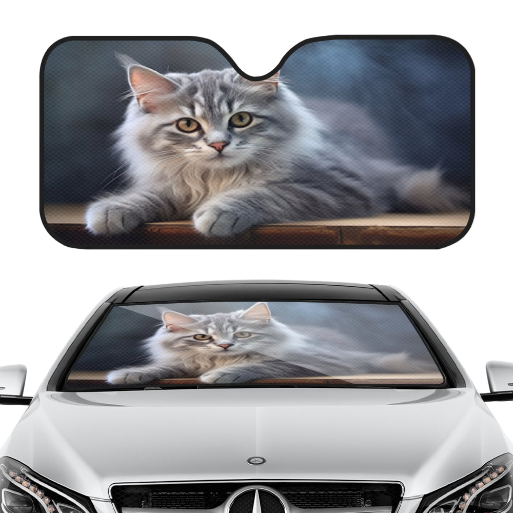 Front Windshield Sun Shade for Car & SUV, 55x30 Inch, UV Blocker ...