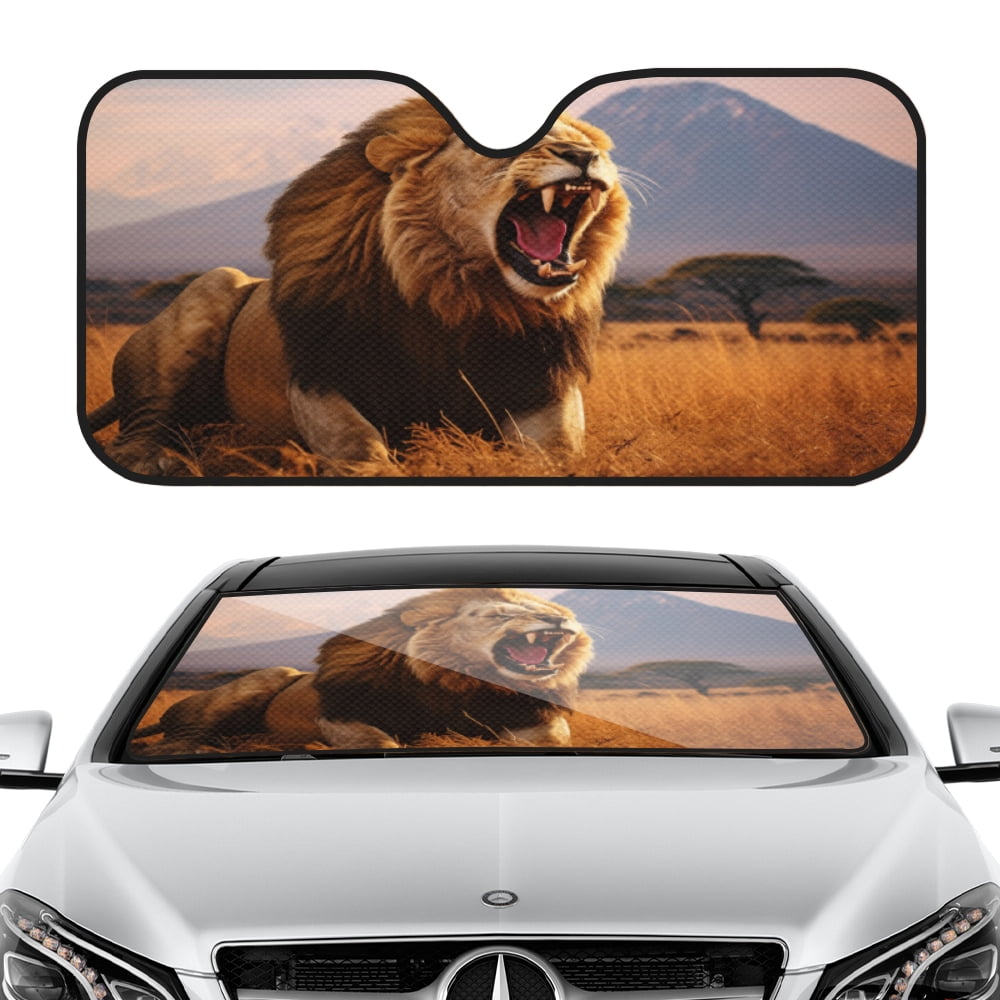 Front Windshield Sun Shade for Car & SUV, 55x30 Inch, UV Blocker ...