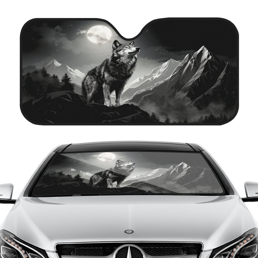 Front Windshield Sun Shade for Car & SUV, 55x30 Inch, UV Blocker ...