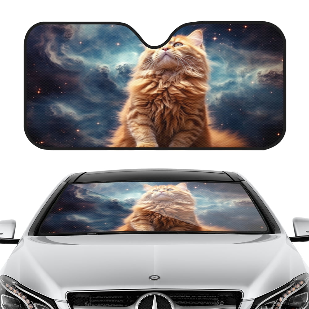 Front Windshield Sun Shade for Car & SUV, 55x30 Inch, UV Blocker ...