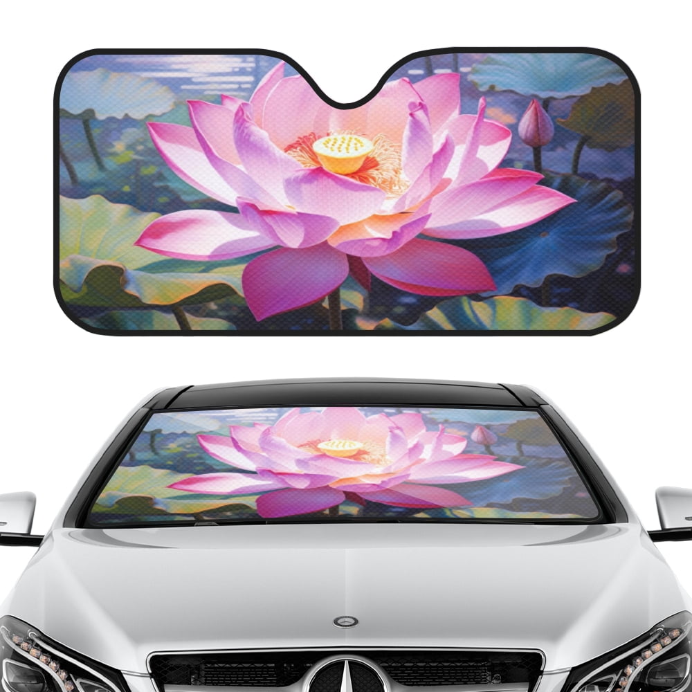 Front Windshield Sun Shade for Car & SUV, 55x30 Inch, UV Blocker ...
