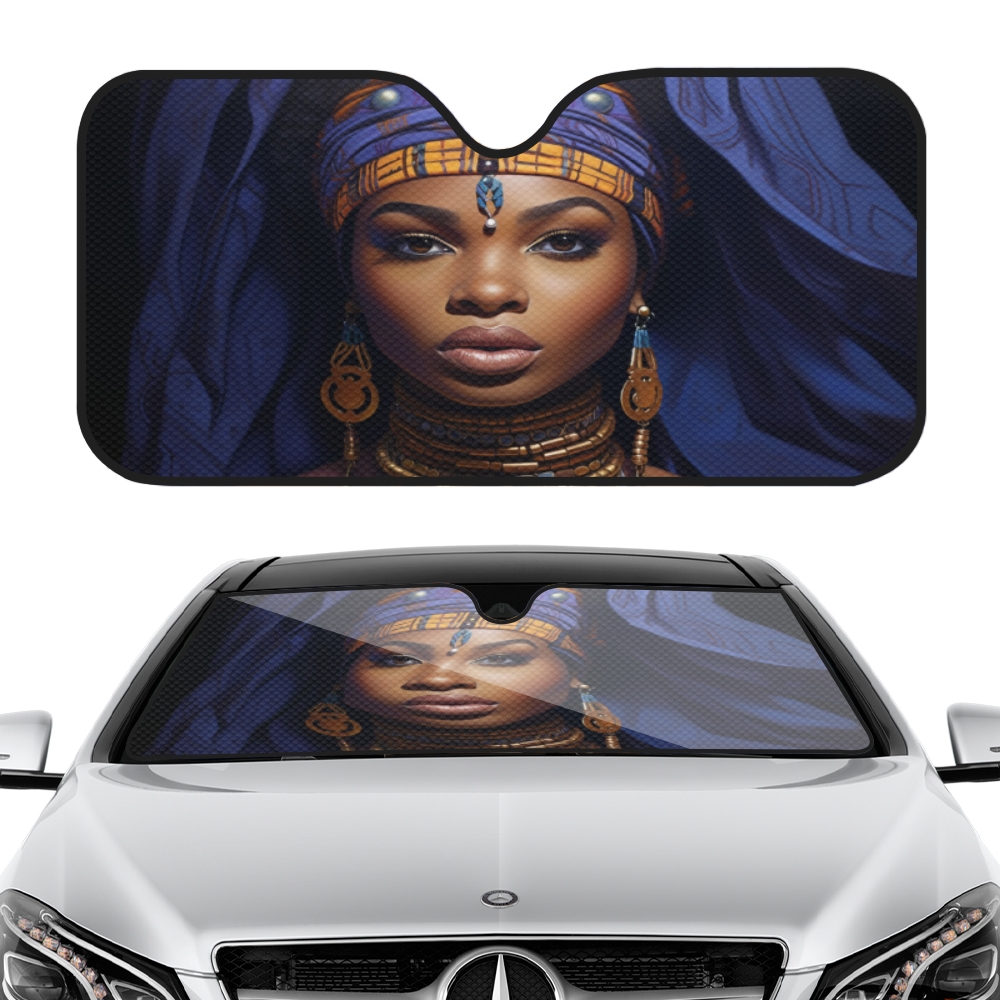 Front Windshield Sun Shade for Car & SUV, 55x30in UV Blocker, Foldable ...