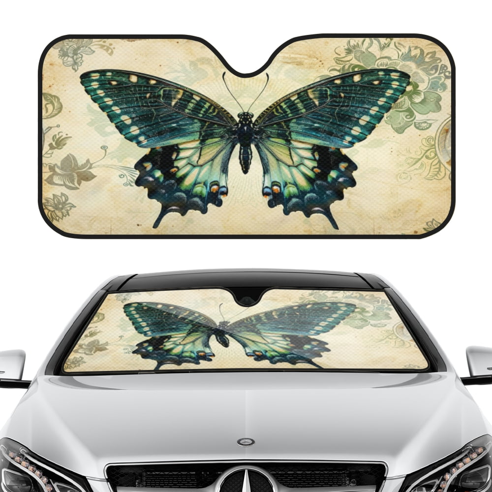Front Windshield Sun Shade for Car & SUV, 55x30in UV Blocker, Foldable ...