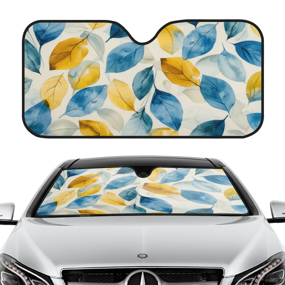 Front Windshield Sun Shade for Car & SUV, 55x30in UV Blocker, Foldable ...