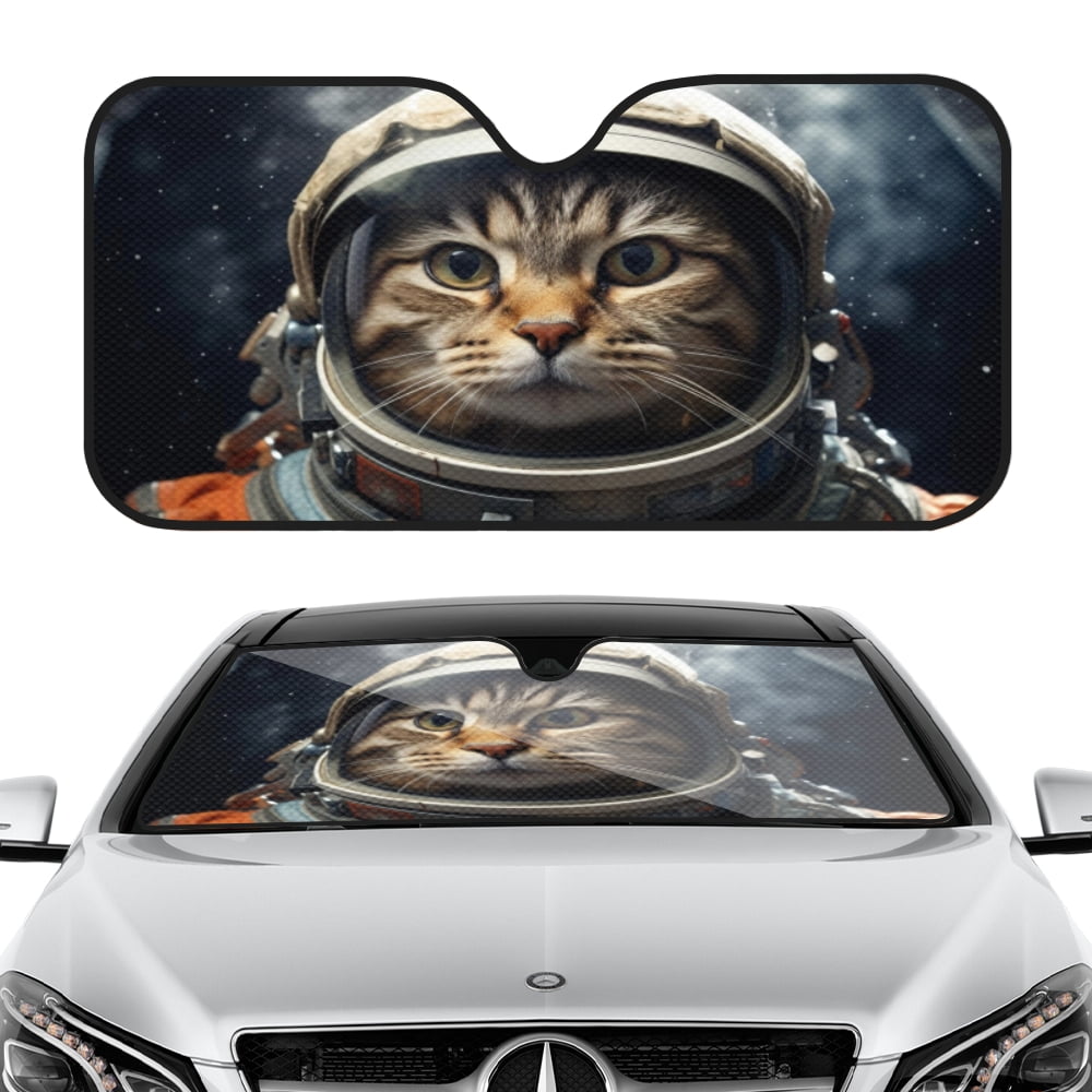 Front Windshield Sun Shade for Car & SUV, 55x30in UV Blocker, Foldable ...