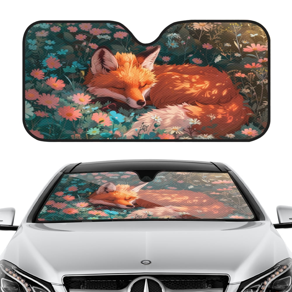Front Windshield Sun Shade for Car & SUV, 55x30in UV Blocker, Foldable ...
