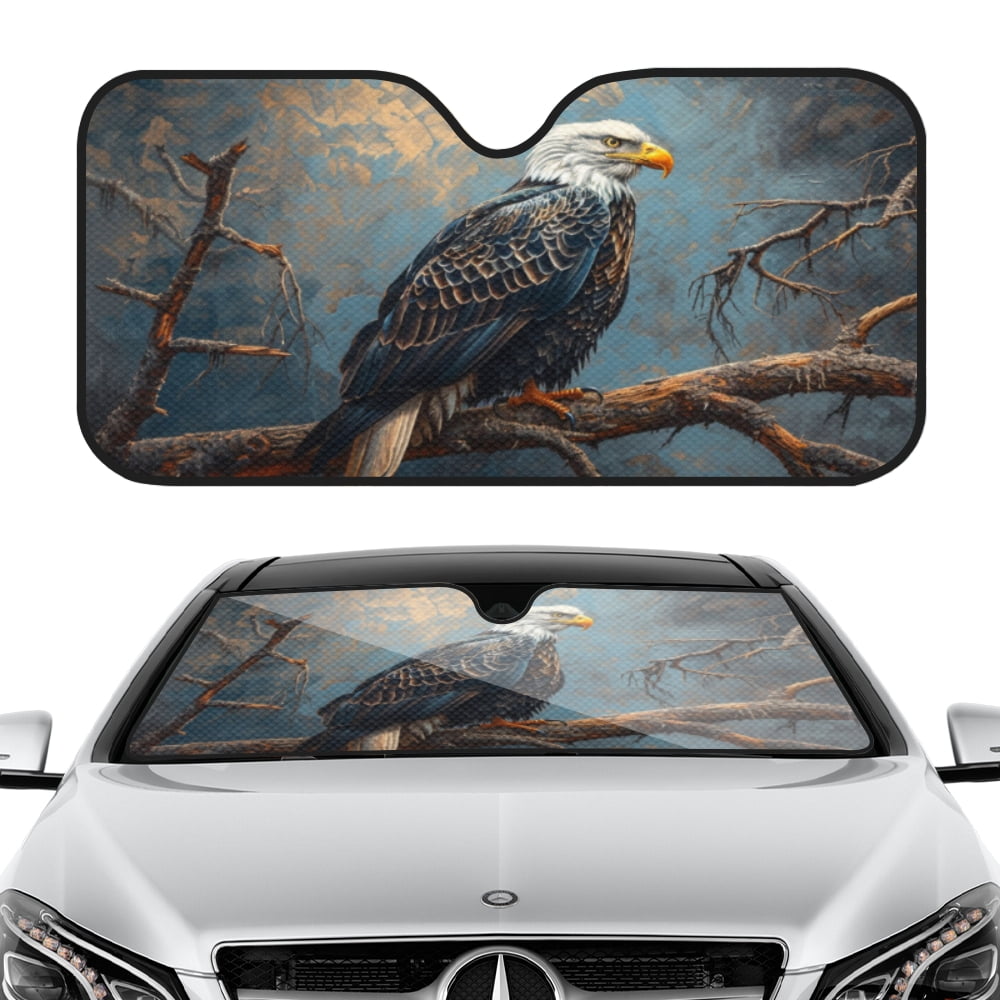 Front Windshield Sun Shade for Car & SUV, 55x30in UV Blocker, Foldable ...