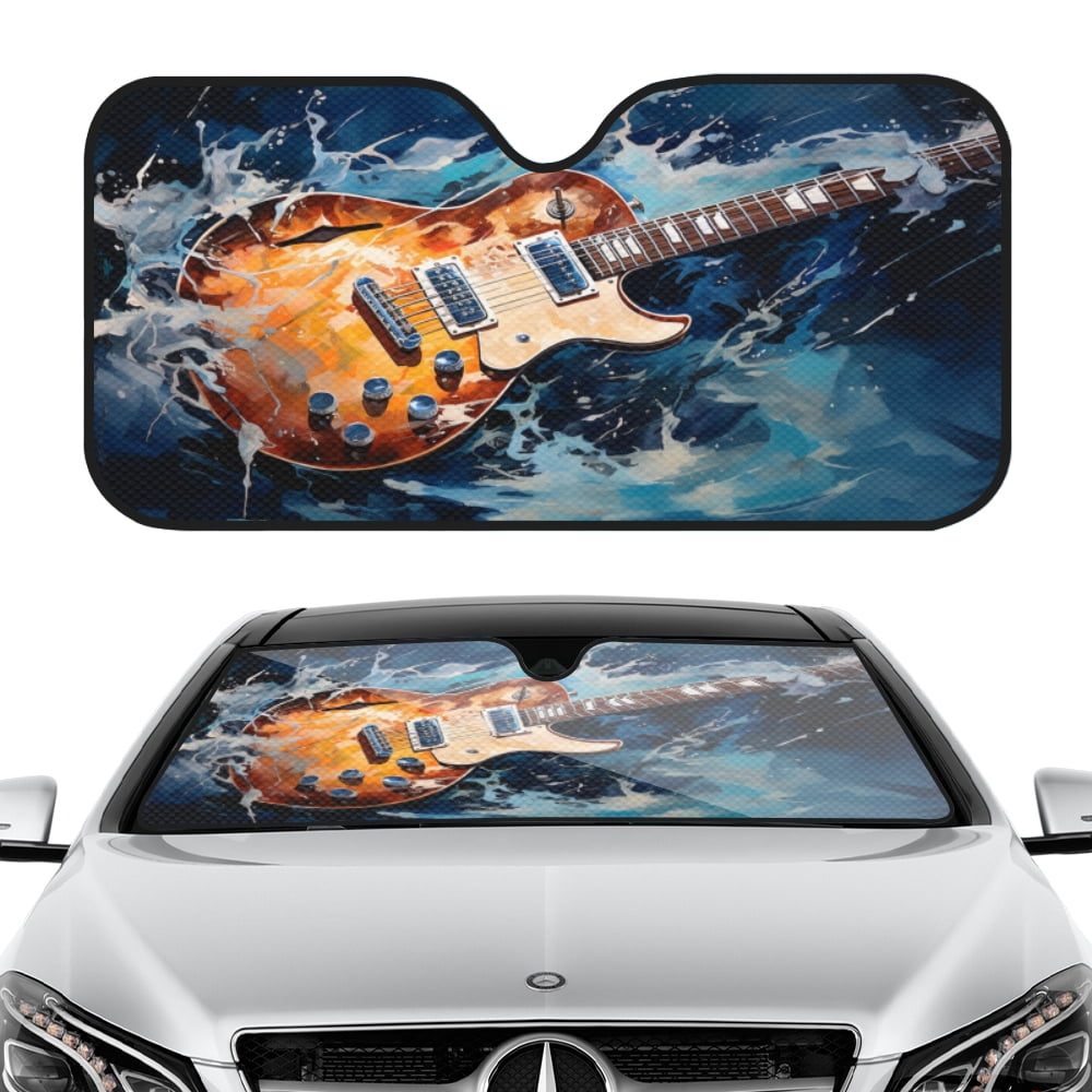 Front Windshield Sun Shade for Car & SUV, 55x30in UV Blocker, Foldable ...