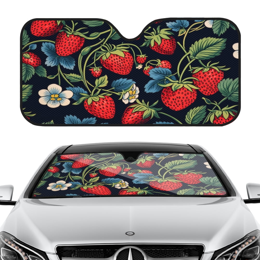 Front Windshield Sun Shade for Car & SUV, 55x30in UV Blocker, Foldable ...