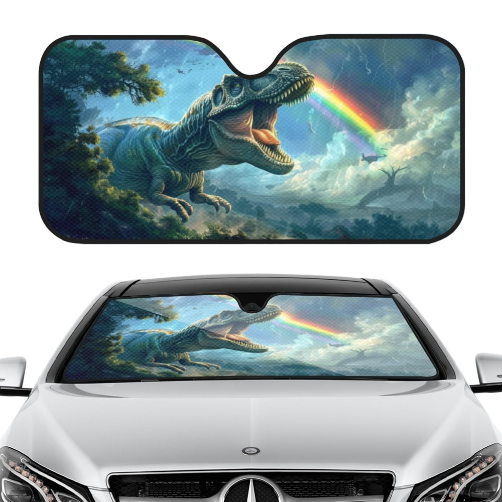 Front Windshield Sun Shade for Car & SUV, 55x30in UV Blocker, Foldable ...