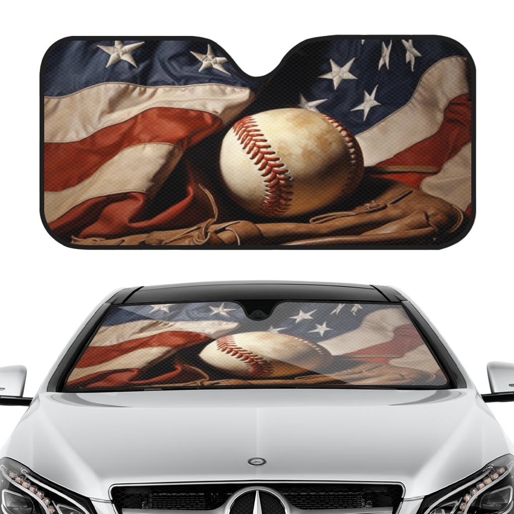 Front Windshield Sun Shade for Car & SUV, 55x30in UV Blocker, Foldable ...