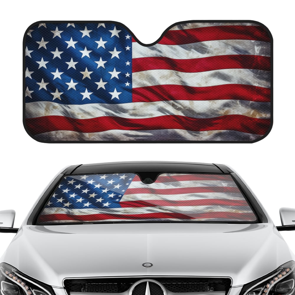 Front Windshield Sun Shade for Car & SUV, 55x30in UV Blocker, Foldable ...