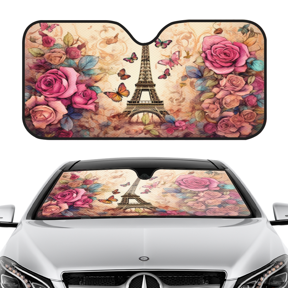 Front Windshield Sun Shade for Car & SUV, 55x30in UV Blocker, Foldable ...