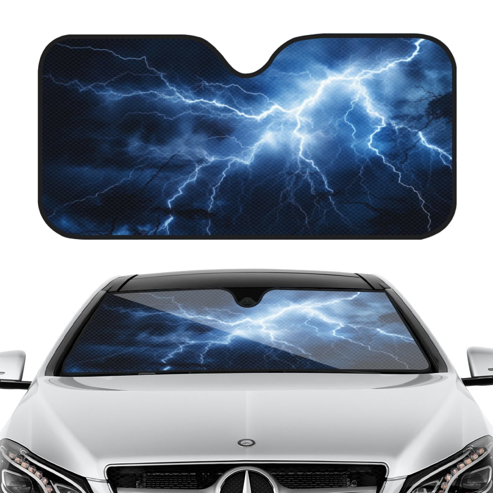 Front Windshield Sun Shade for Car & SUV, 55x30in UV Blocker, Foldable ...