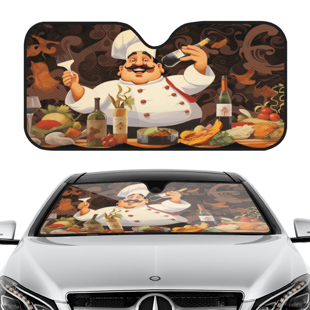 Front Windshield Sun Shade for Car & SUV, 55x30in UV Blocker, Foldable ...