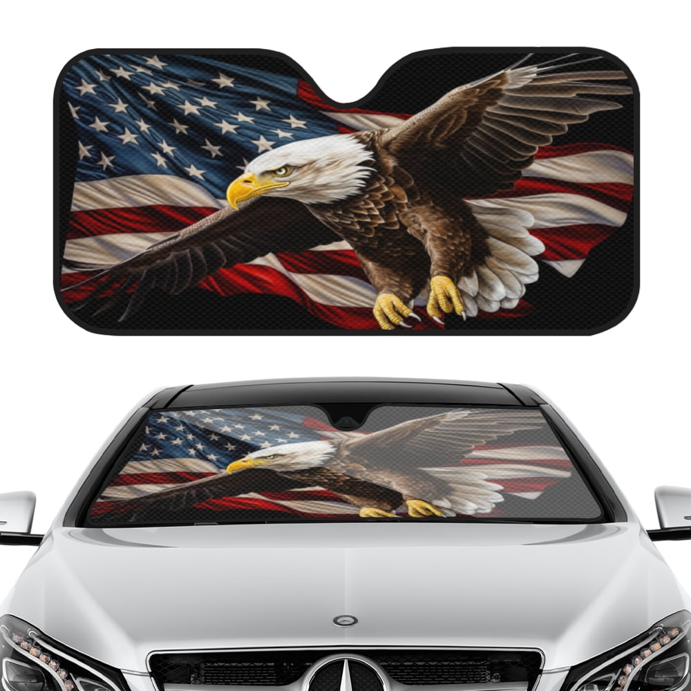 Front Windshield Sun Shade for Car & SUV, 55x30in UV Blocker, Foldable ...