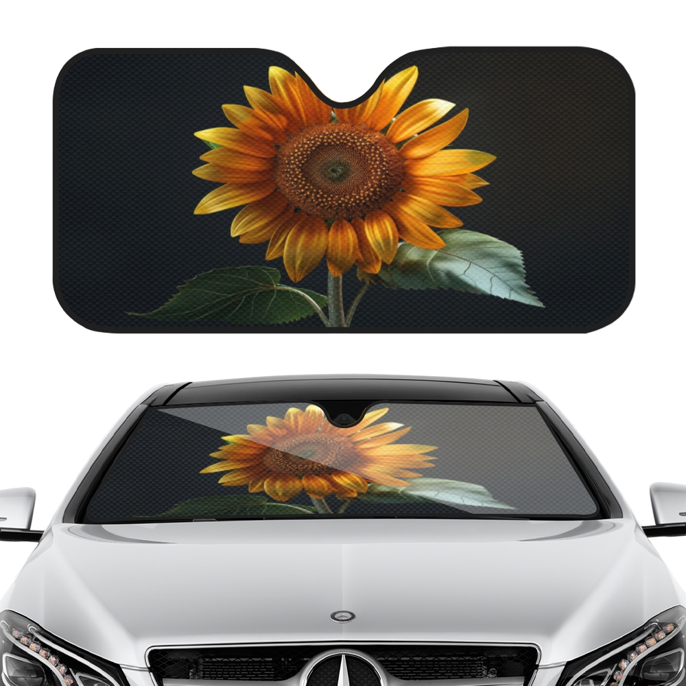 Front Windshield Sun Shade for Car & SUV, 55x30in UV Blocker, Foldable ...