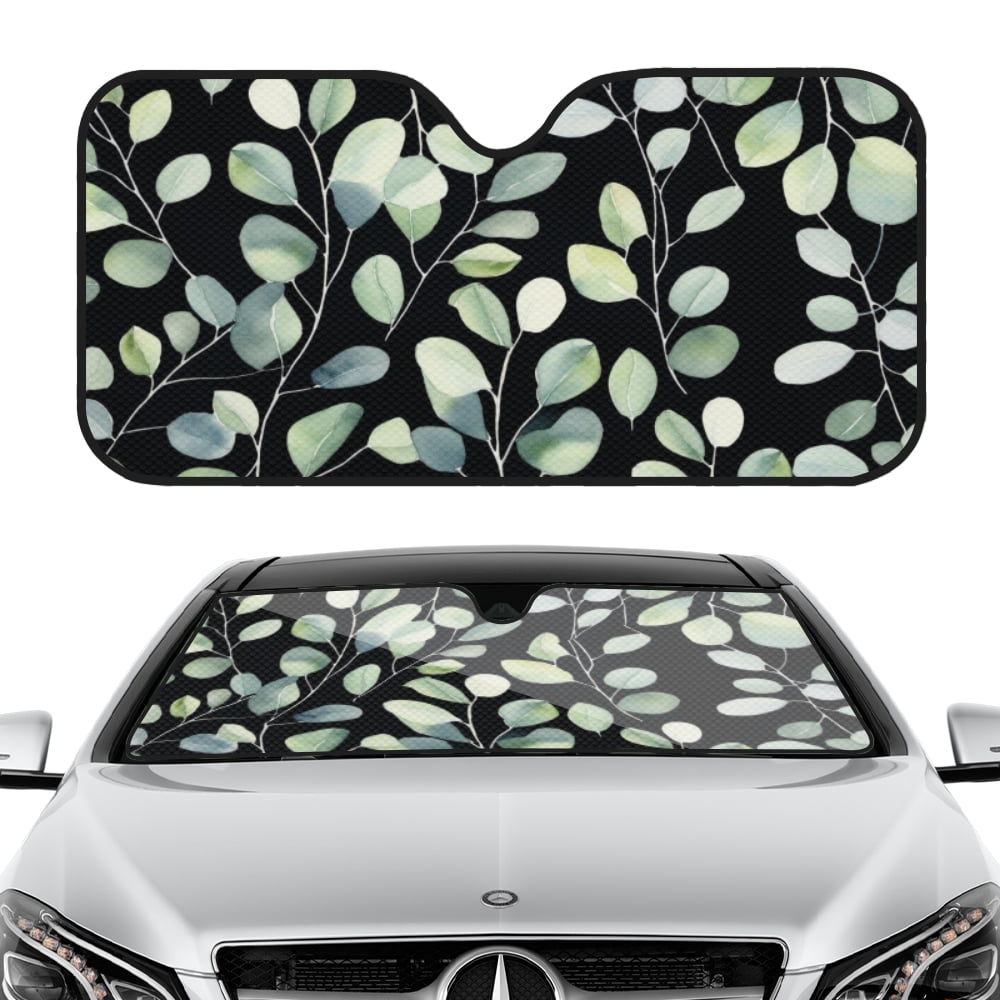 Front Windshield Sun Shade for Car & SUV, 55x30in UV Blocker, Foldable ...