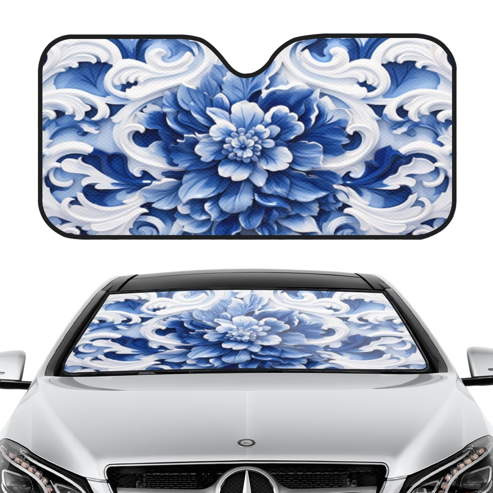Front Windshield Sun Shade for Car & SUV, 51x28 Inch, UV Blocker ...
