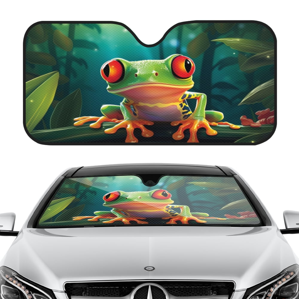 Front Windshield Sun Shade for Car & SUV, 51x28in UV Blocker, Foldable ...