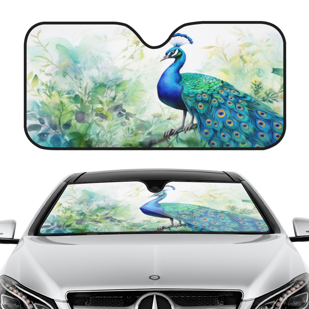 Front Windshield Sun Shade for Car & SUV, 51x28in UV Blocker, Foldable ...