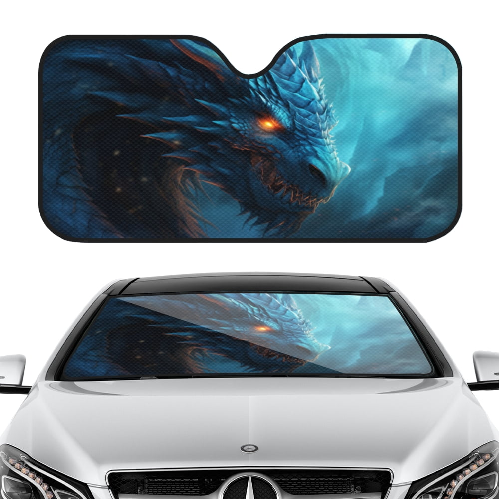 Front Windshield Sun Shade for Car & SUV, 55x30 Inch, UV Blocker ...