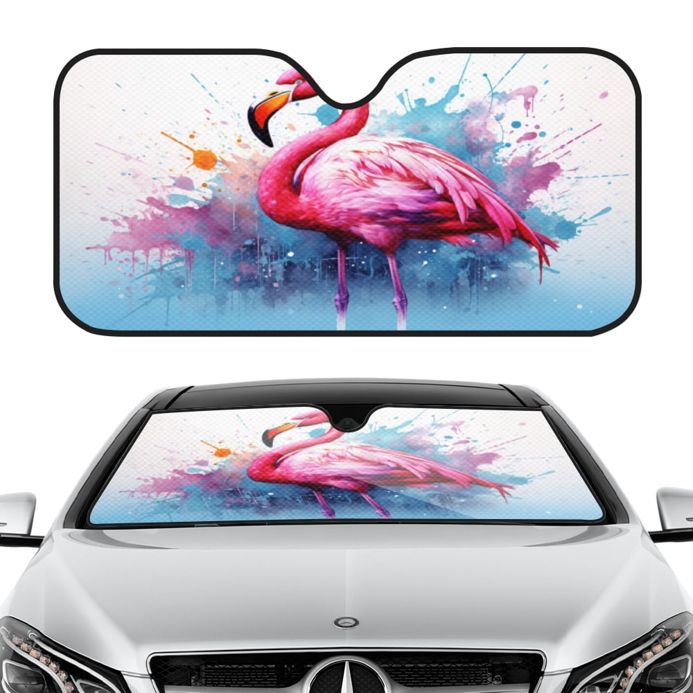 Front Windshield Sun Shade for Car & SUV, 55x30in UV Blocker, Foldable ...