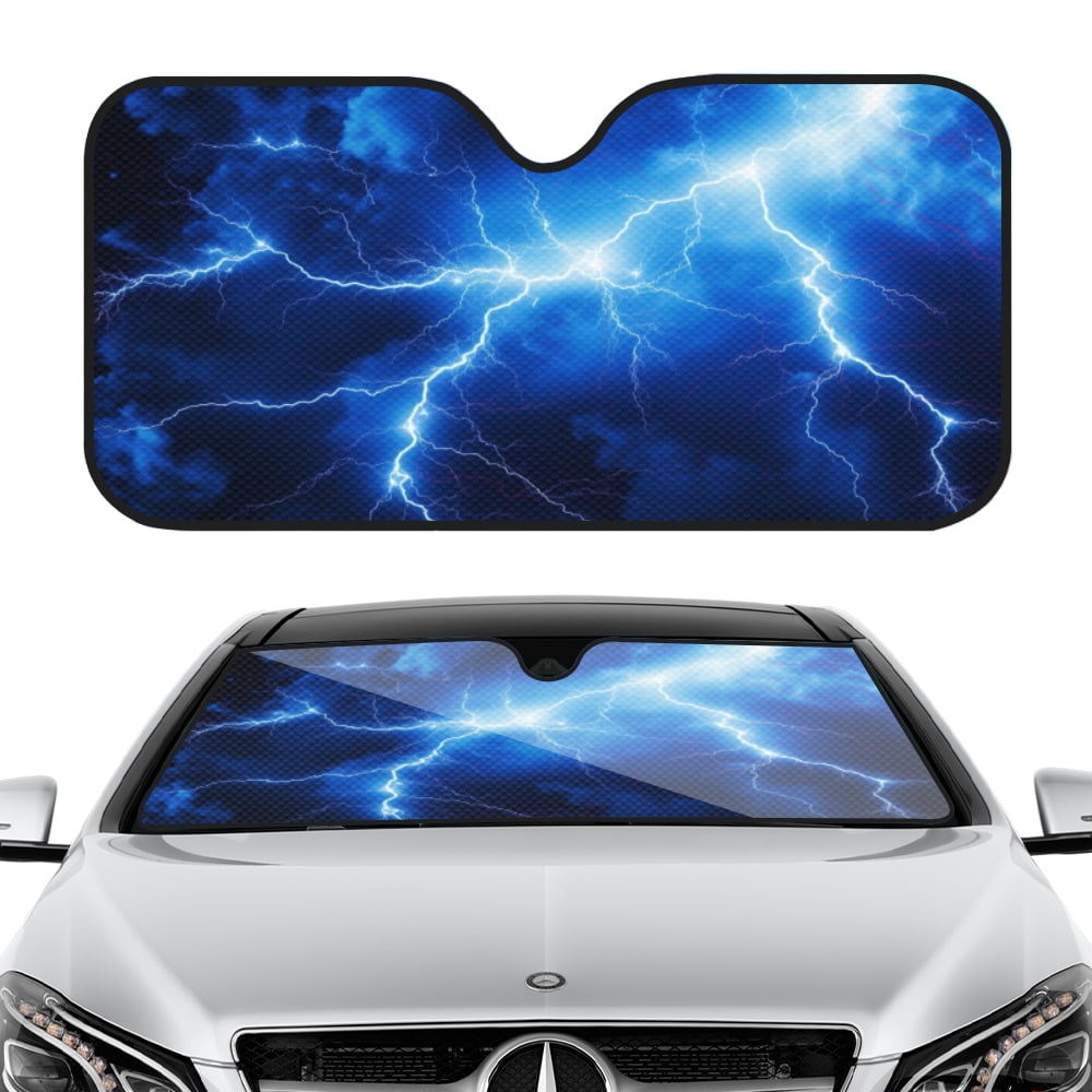 Front Windshield Sun Shade for Car & SUV, 55x30in UV Blocker, Foldable ...