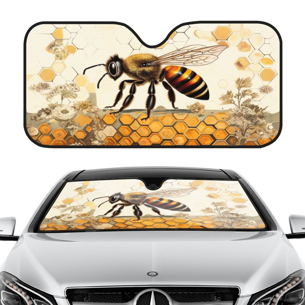 Front Windshield Sun Shade for Car & SUV, 55x30in UV Blocker, Foldable ...
