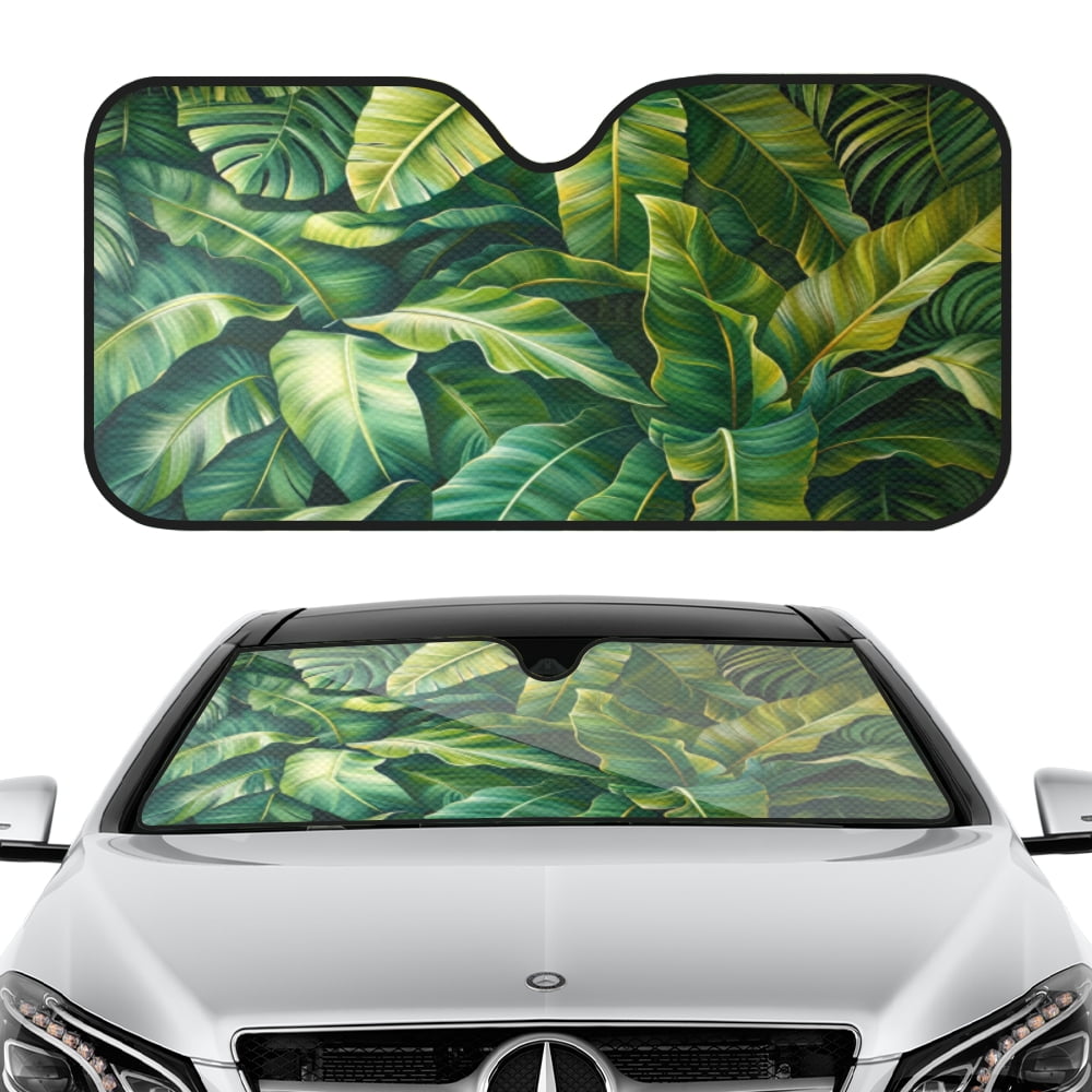 Front Windshield Sun Shade for Car & SUV, 55x30in UV Blocker, Foldable ...