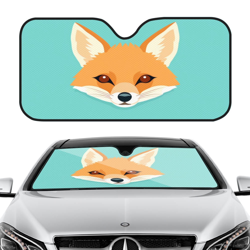 Front Windshield Sun Shade for Car & SUV, 55x30in UV Blocker, Foldable ...