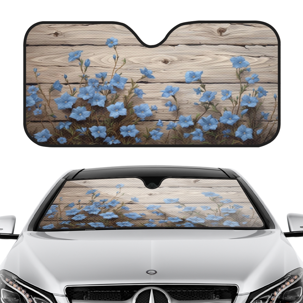 Front Windshield Sun Shade for Car & SUV, 55x30in UV Blocker, Foldable ...