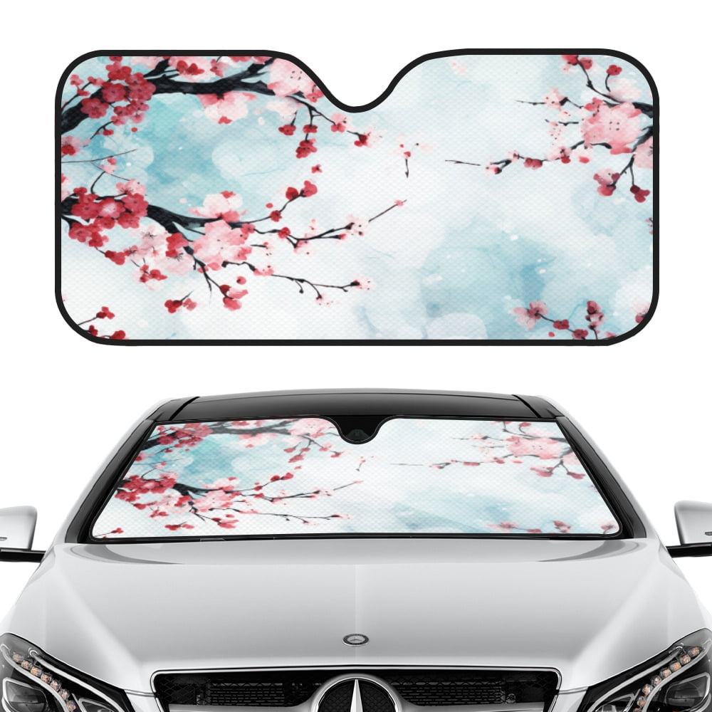 Front Windshield Sun Shade for Car & SUV, 55x30in UV Blocker, Foldable ...