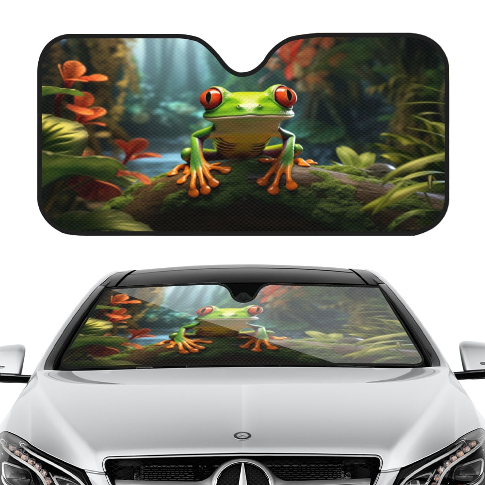 Front Windshield Sun Shade for Car & SUV, 55x30in UV Blocker, Foldable ...