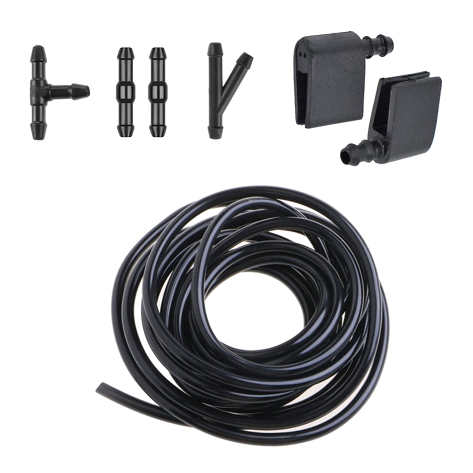 Front Windshield Wipers Arm Washer Nozzles Unit with Hoses Pipe for ...