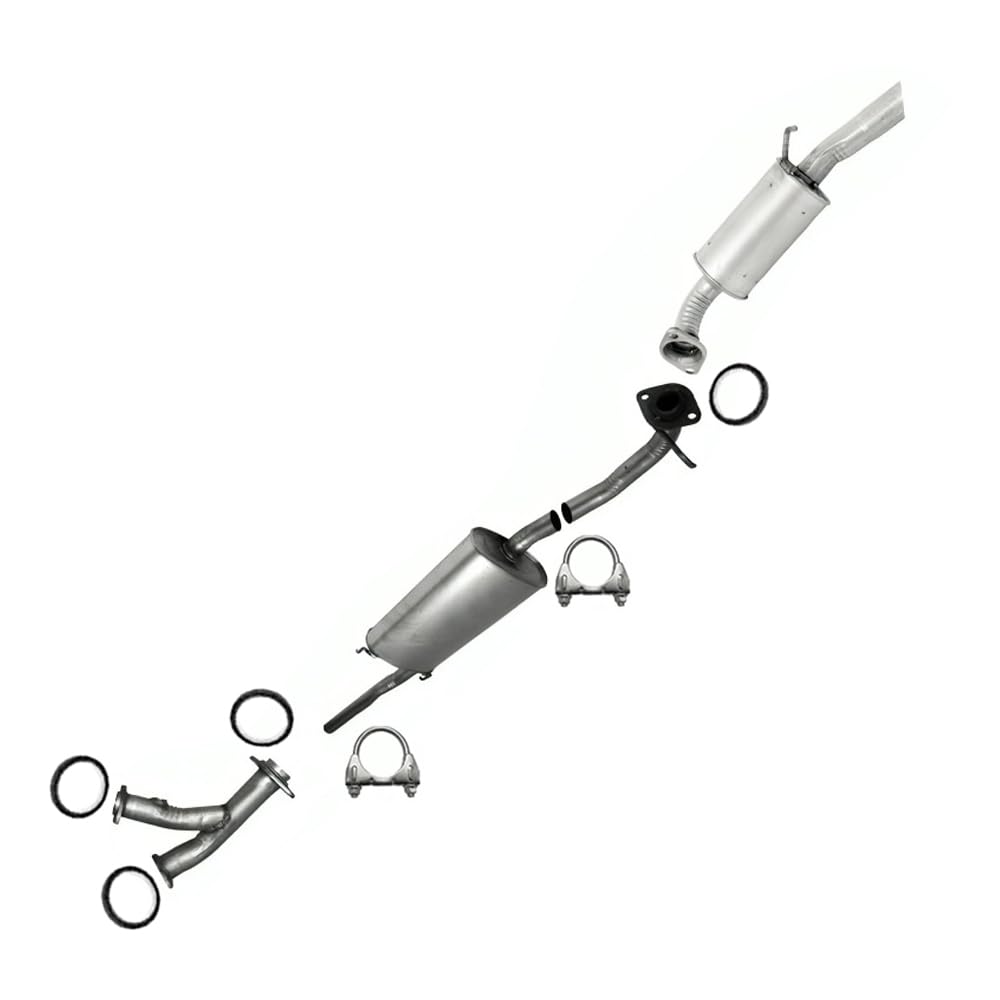 Exhaust Y-Pipe, Resonator & Muffler Fits 04–06 Lexus RX330 3.3L/350 3 ...