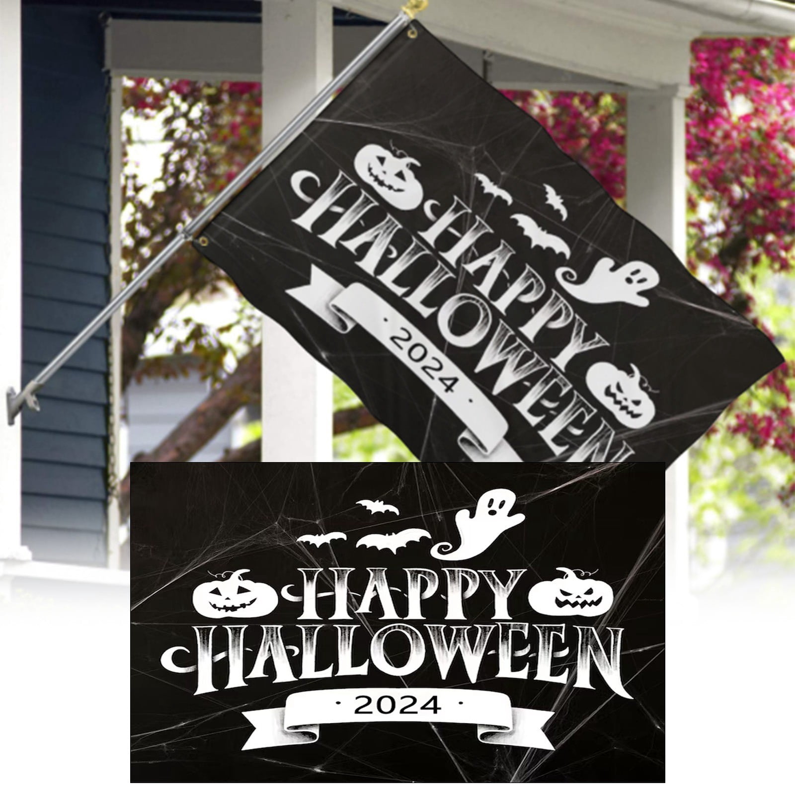 Front Yard Flag Pole Small Garden Flag Holder for outside Porch Flags ...