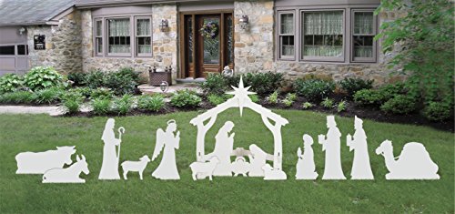 Frontyard Originals Outdoor Joy Nativity (Red) - Walmart.com