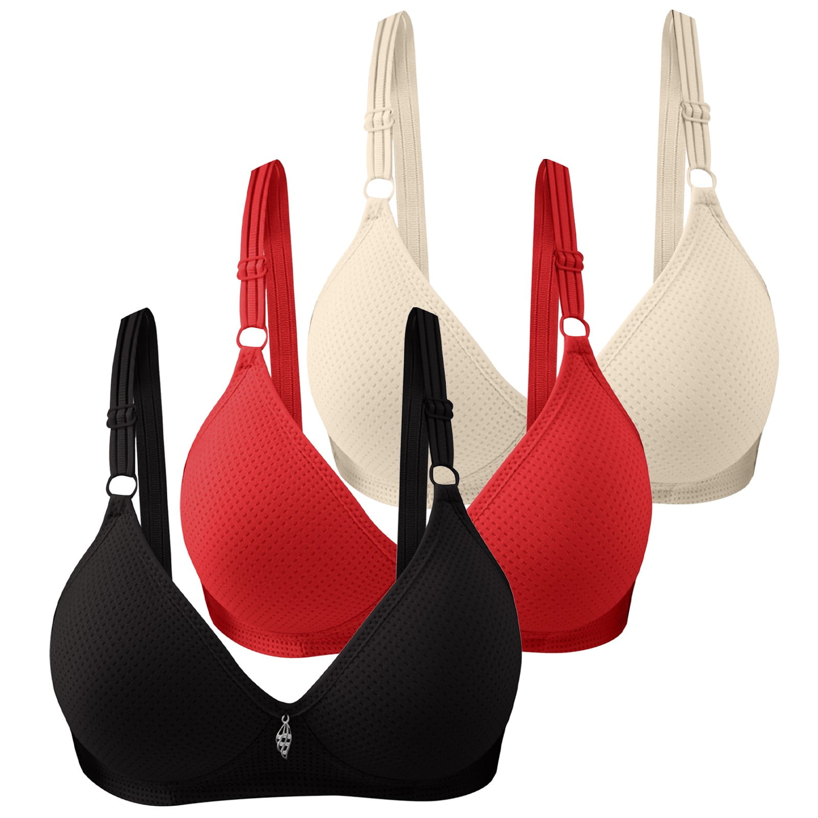 Front Zip Sports Bras for Women High Support Large Bust Comfort ...
