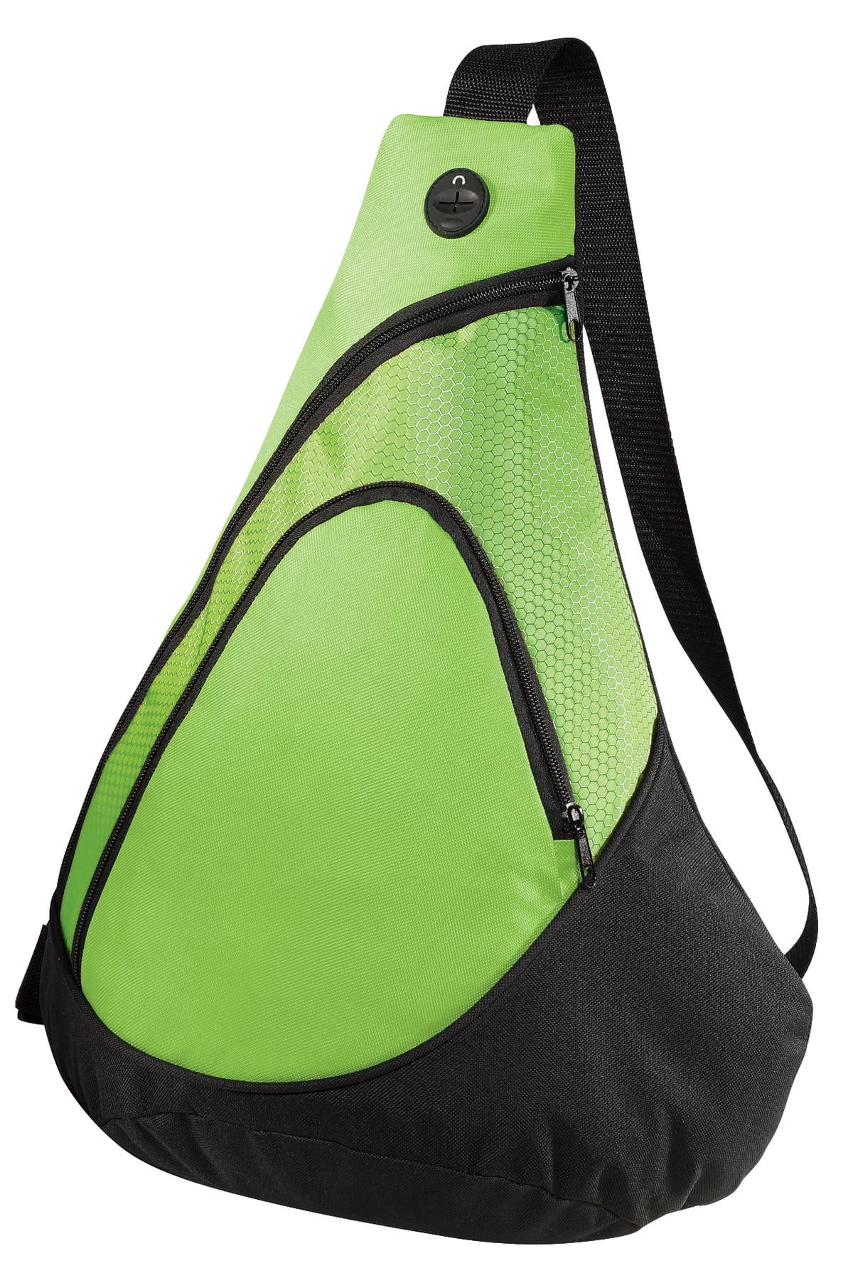 Front Zippered Pocket Honeycomb Pocket Sling Pack - Walmart.com