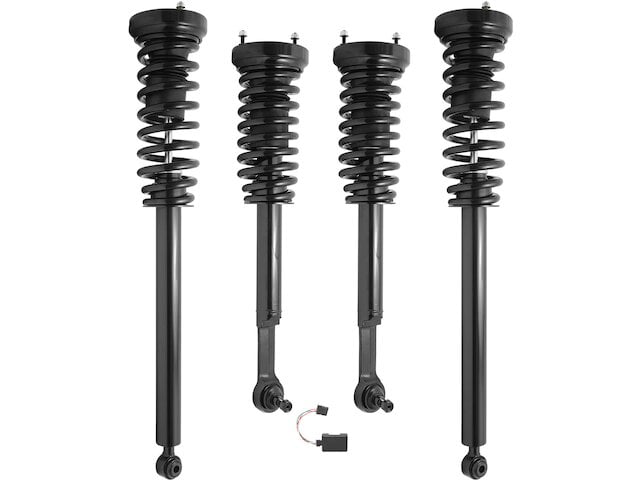 Front and Rear Air Spring to Coil Spring Conversion Kit - Compatible ...