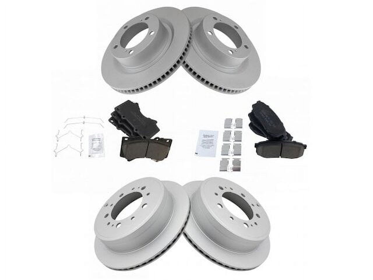 Front and Rear Brake Pad and Rotor Kit - Compatible with 2007 - 2018 ...