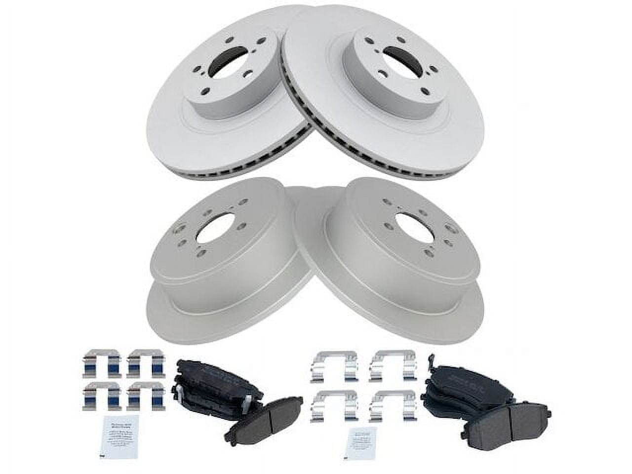 Front and Rear Brake Pad and Rotor Kit - Compatible with 2009 - 2010 ...